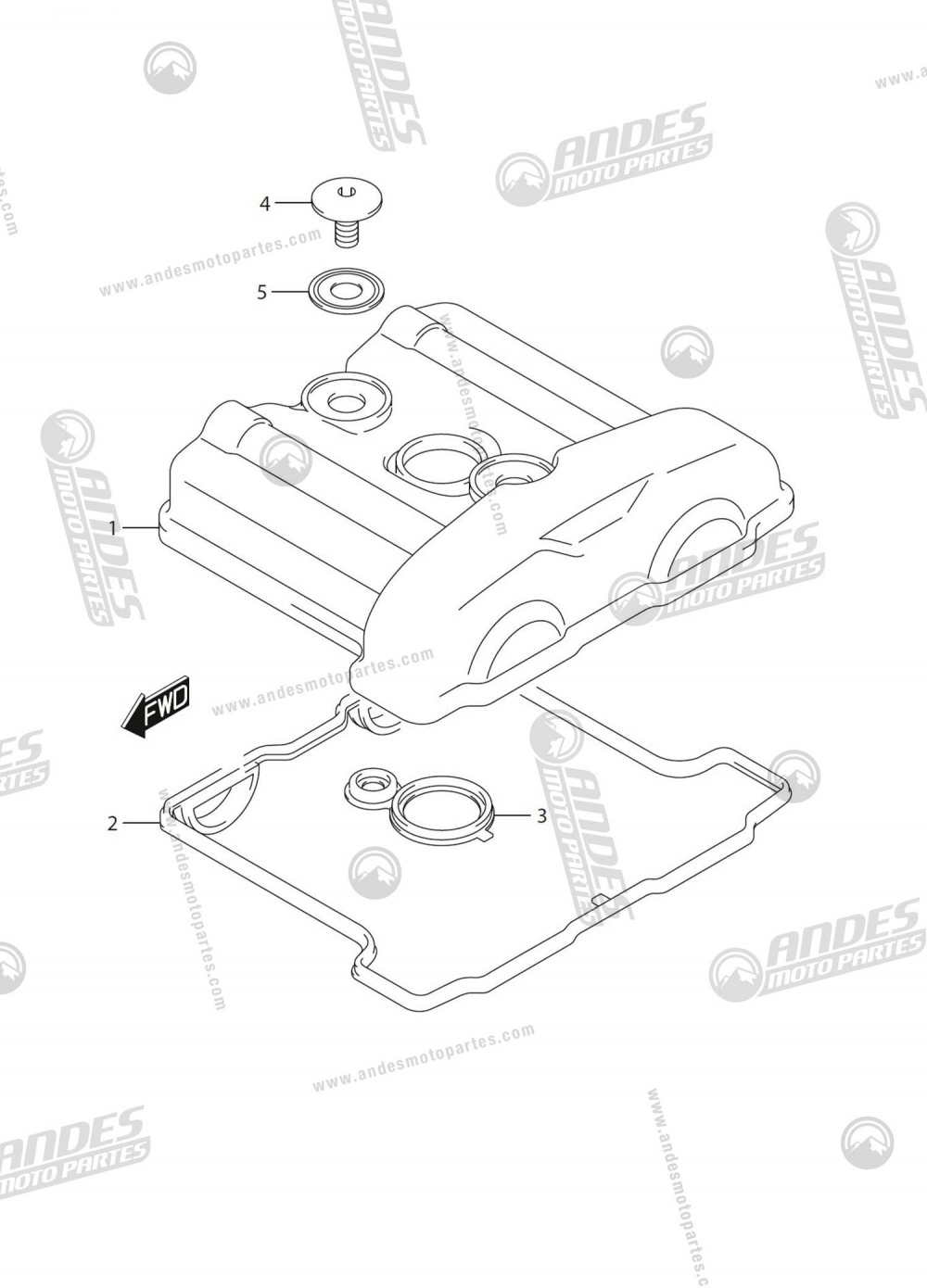 CYLINDER HEAD COVER | GSX-R 150RF (2018) - Suzuki
