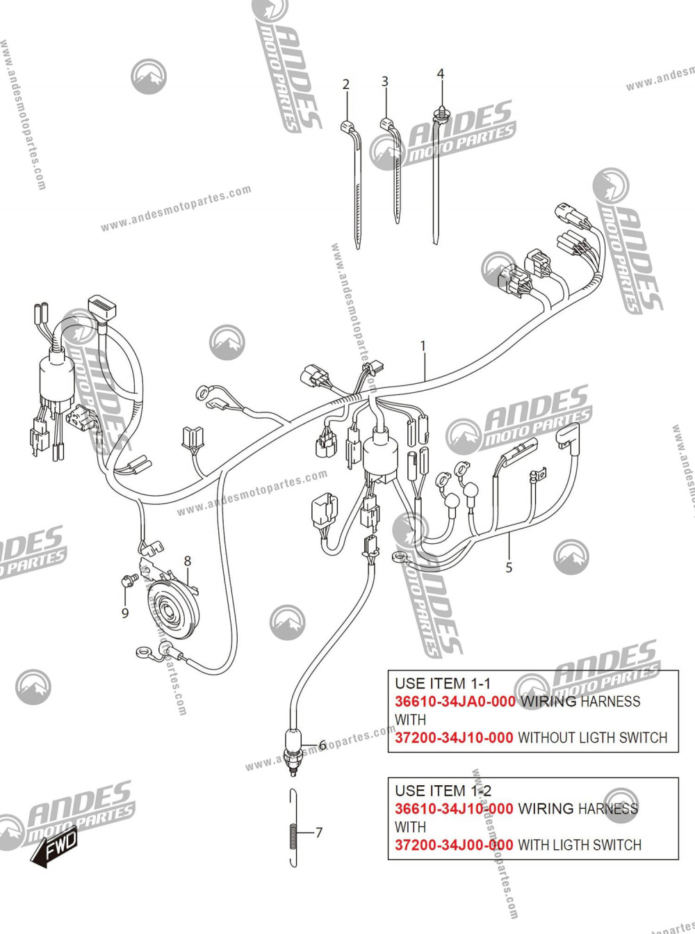 WIRING HARNESS | GSX 150 GIXXER (2016) - Suzuki